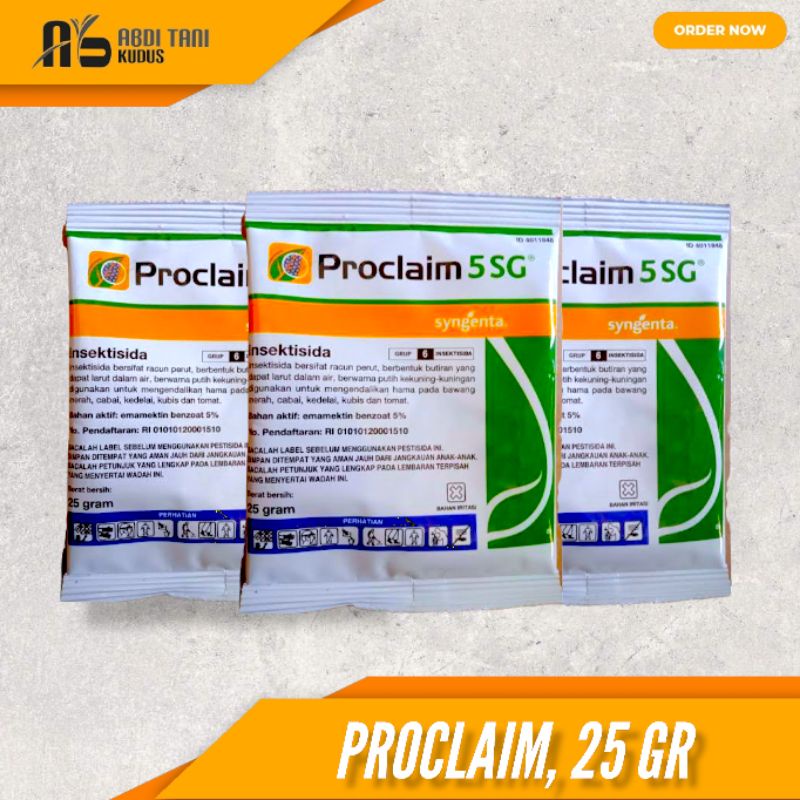 Jual INSEKTISIDA PROCLAIM 5 SG 25 GR | Shopee Indonesia