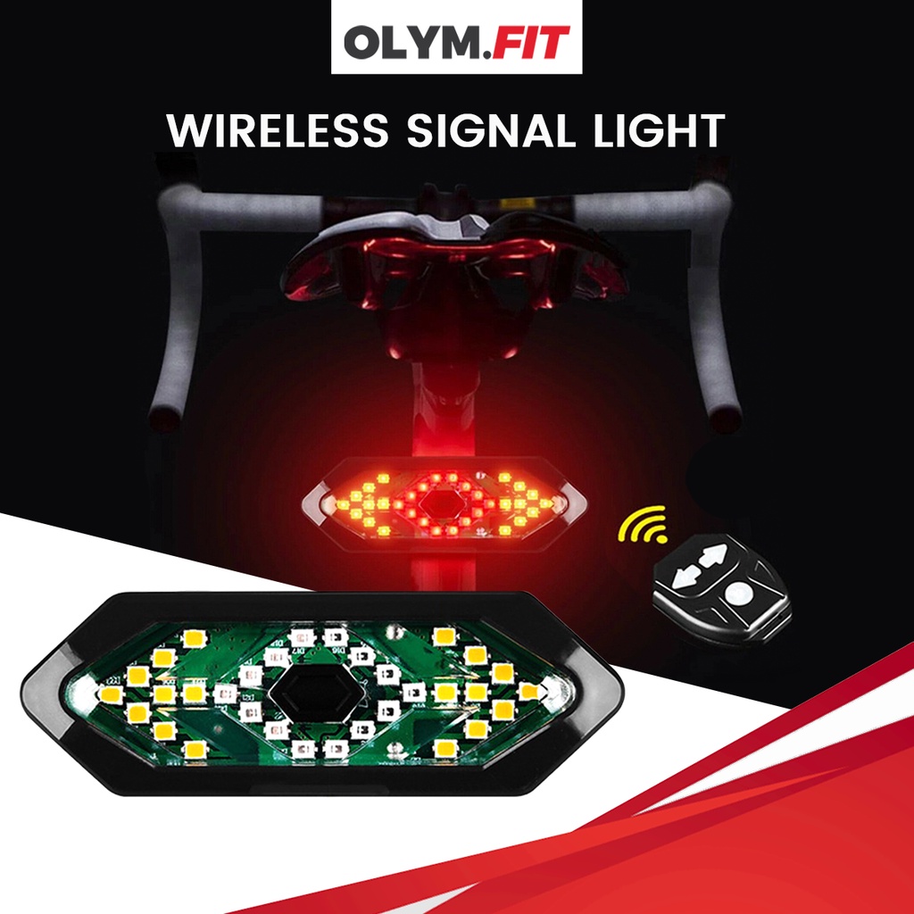 Jual Lampu Sepeda Belakang Dengan Sein Wireless Sen MTB Road BIke Seli ...