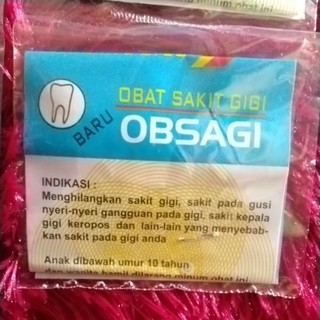 Jual OBSAGI (obat sakit gigi) | Shopee Indonesia