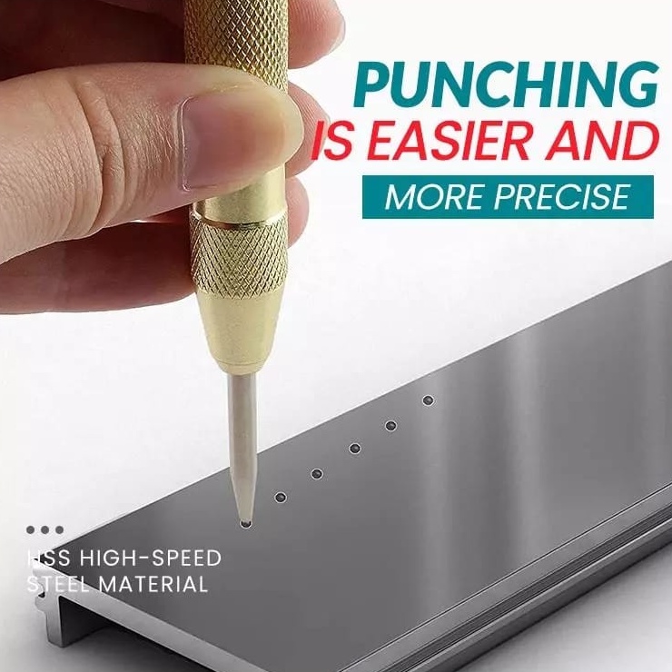 Jual Alat Penanda Titik Bor Besi Kayu Center Punch Otomatis Drip Auto ...