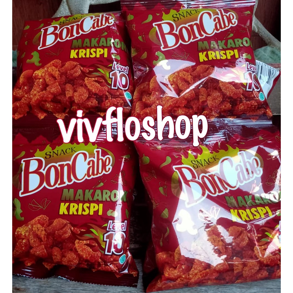 Jual Bon Cabe Makaroni Krispy (10 x 30 gram) Macaroni Crispy/ Makaroni ...