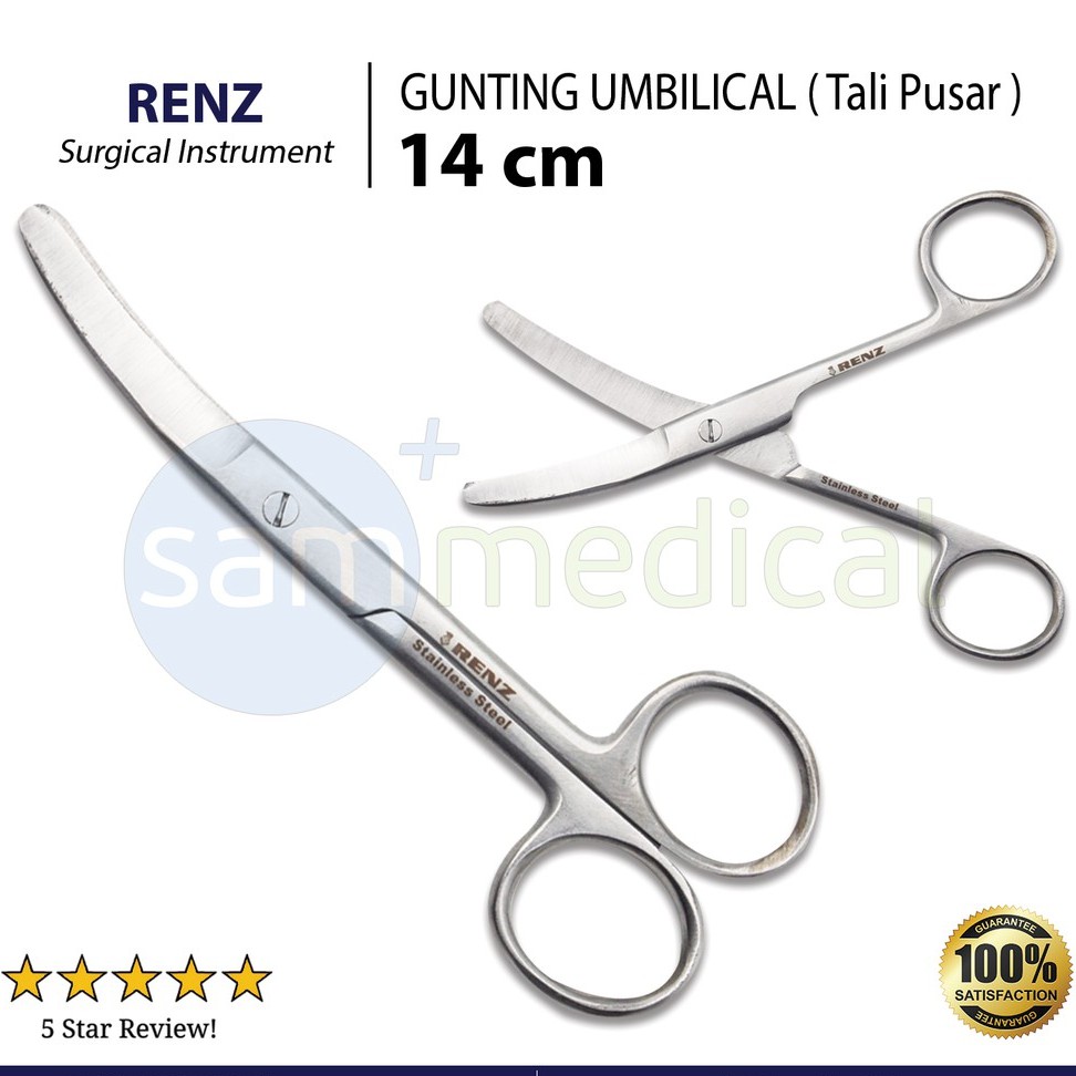 Jual RENZ Gunting Umbilical ( Tali Pusar ) 14 cm | Shopee Indonesia