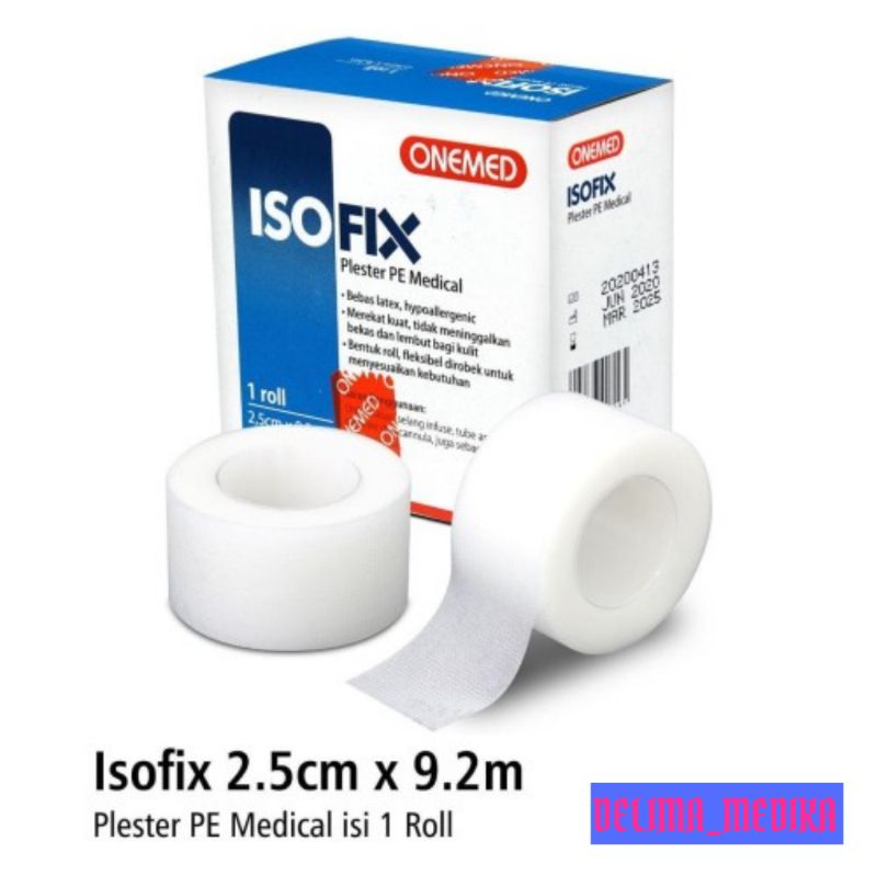 Jual ISOFIX plester Transparan 2.5cm x 9.2m / Plester Luka Transparan ...