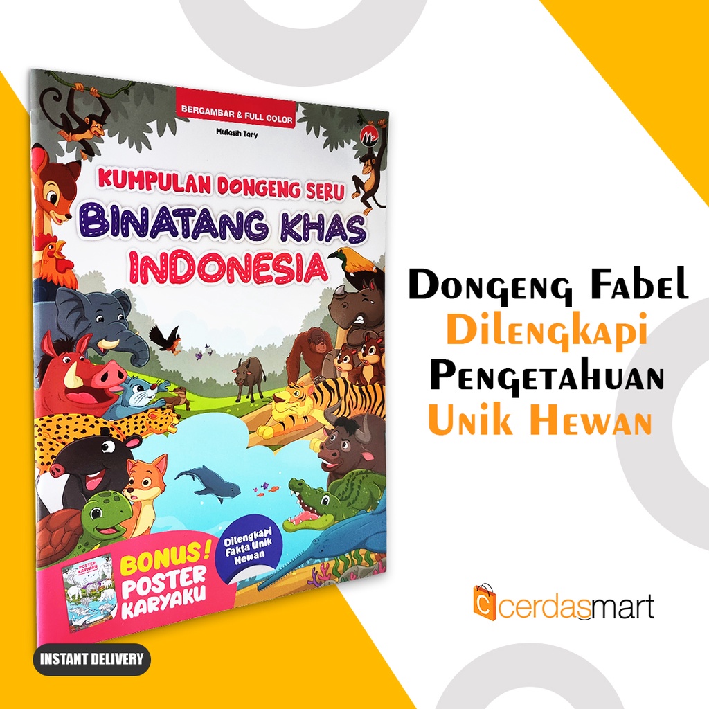 Jual Terbaru BUKU DONGENG - BUKU FABEL ANAK - KUMPULAN DONGENG SERU ...