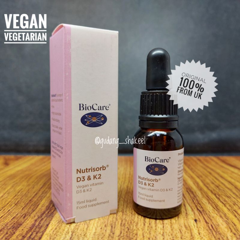 Jual Biocare Nutrisorb Vitamin D3 K2 Vegan 15 ml | Shopee Indonesia