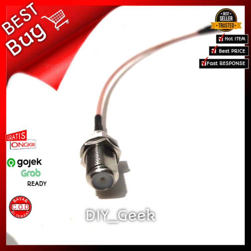 Jual PIGTAIL TS9 Lurus to F KONEKTOR | Shopee Indonesia