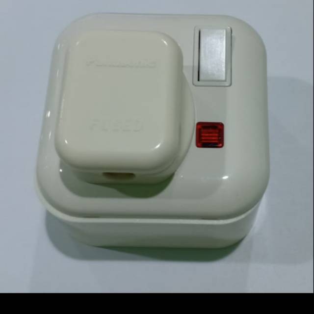 Stop kontak contact AC Panasonic + steker + outbow dus 1 set komplit ...