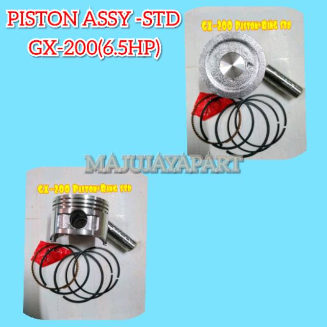 Jual SEHER/PISTON ASSY STD GASOLINE ENGINE GX200 (6.5HP) Indonesia|Shopee Indonesia