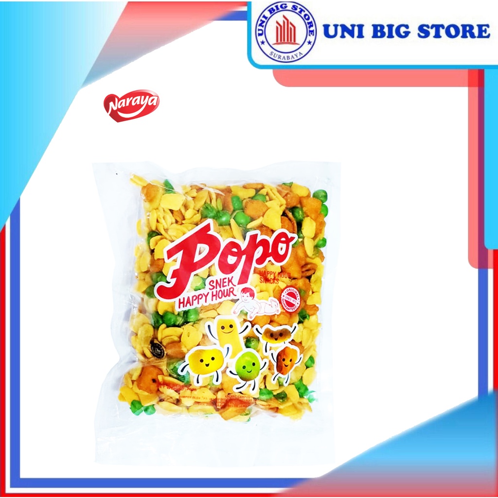 Jual Popo Snek Happy Hour Maruku Ikan Kacang MIX 400 g Muruku Snack ...