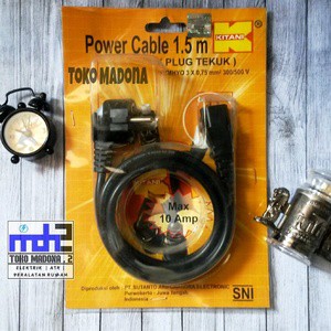 Jual Kabel Power KITANI - Pjg 1,5 Meter | Komputer/Laptop/UPS/LCD/LED ...