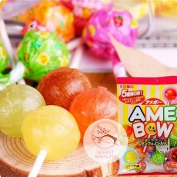 Jual Japanese Sweet Ribon Ame Bow Lollipop Candy / Permen Lolipop ...