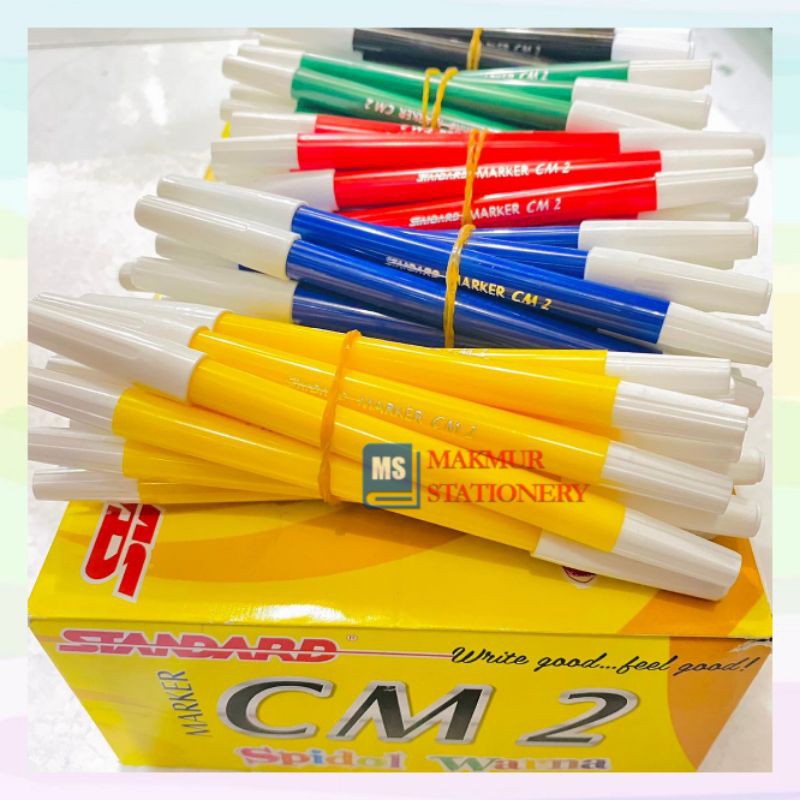 Jual Spidol Warna CM 2 Standard (12 Pcs) | Shopee Indonesia