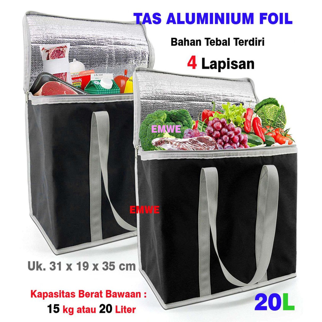 Jual Tas Insulated Ice Bag Folding Lunch Cooler Bags Outdoor Picnic ...