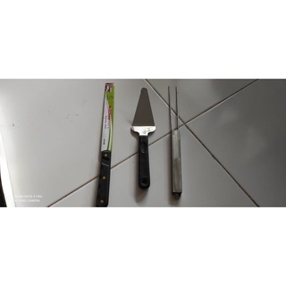 Jual SPATULA PISAU GARPU ROTI BAKAR ( SET SPATILA PISA DAN GARPU ROTI ...