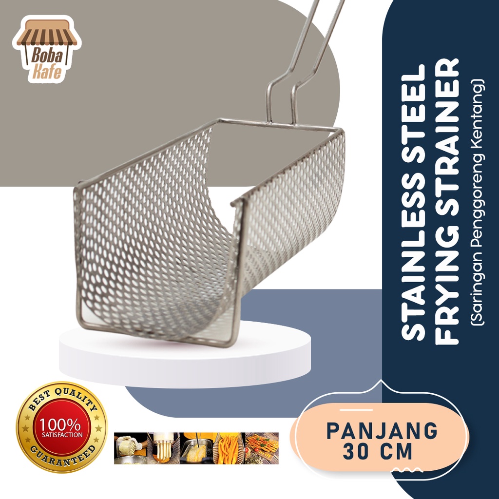Jual STAINLESS STEEL NET FOR FRYING ( POTATO NET / STRAINER ) | Shopee ...