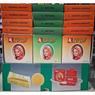 Jual Kelly Beauty Powder Bedak Padat Kelly Kuning Langsat / Natural ...