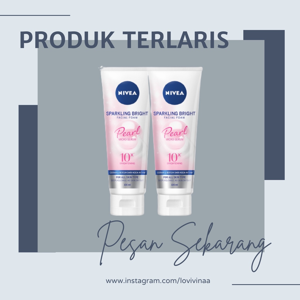 Jual Nivea Sparkling Facial Foam 50 ml / Sabun Cuci Muka Nivea ...