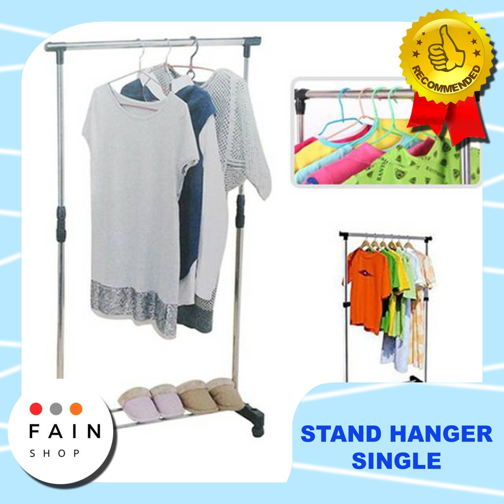 Jual GANTUNGAN BAJU / SINGLE ROD RACK / Perlengkapan Rumah / Alat ...