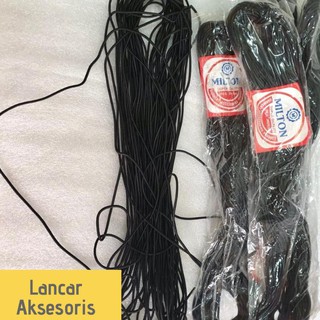 Jual Tali sengkelit / tali kancing / tali masker elastis / tali karet ...