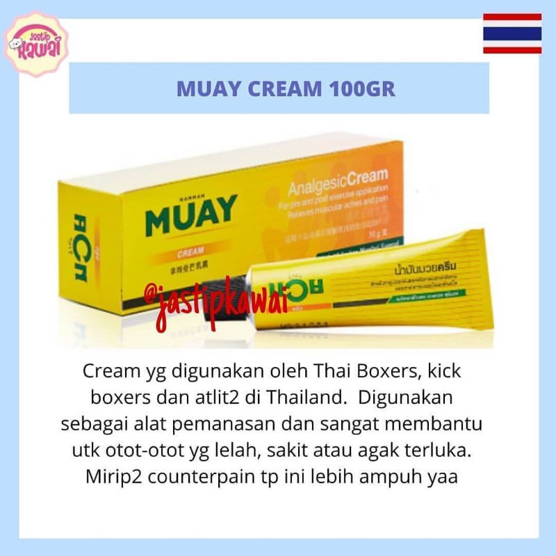 Jual Namman Muay Cream 100gr / Salep Muay Ori Thailand - Obat Gosok ...
