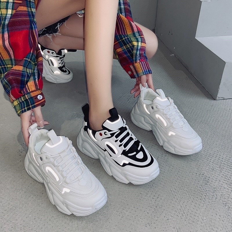 Jual SEPATU SNEAKER GLOW IN THE DARK / SEPATU REFLEKTIF / SEPATU VIRAL ...