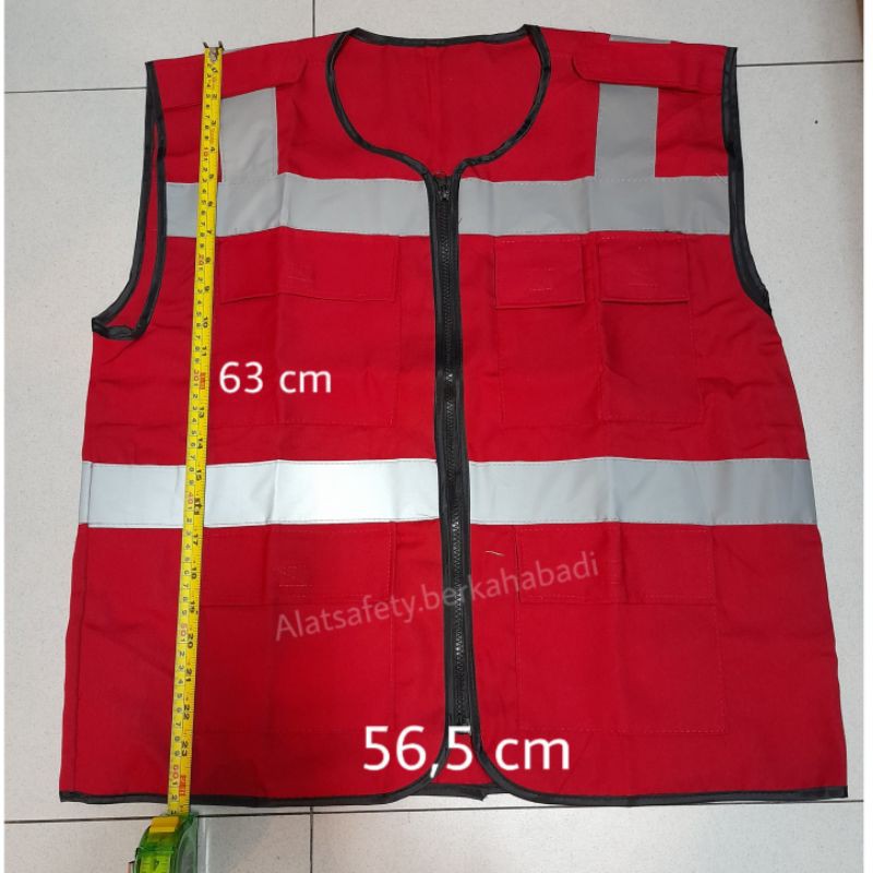 Jual ROMPI SAFETY DRILL MERAH PROYEK / ROMPI STAF PROYEK | Shopee Indonesia