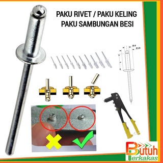 Jual paku rivet paku keling paku baut paku sambung besi paku rivet ...