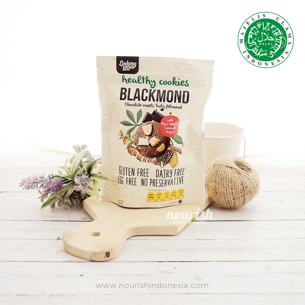 Ladang Lima, Gluten Free Blackmond Cookies (180 gr) | Shopee Indonesia