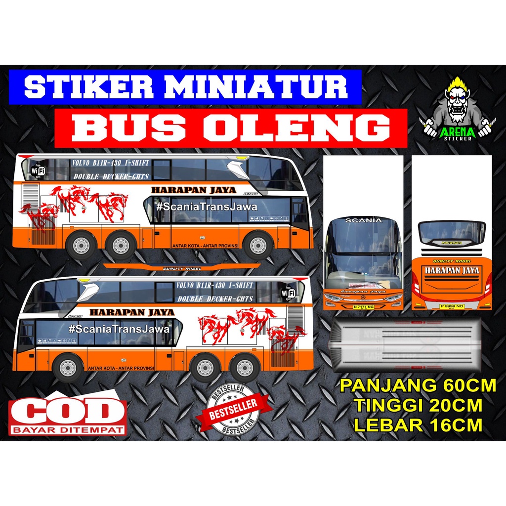 Jual STIKER MINIATUR BUS | Shopee Indonesia