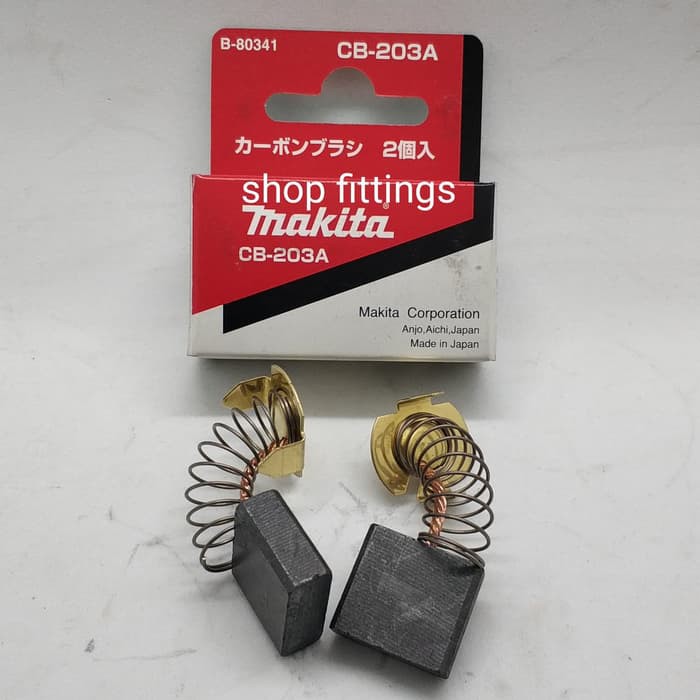 Jual Makita CB 203A Carbon brush CB203 A Sepul CB-203A Arang CB203A B-80341 | Shopee Indonesia