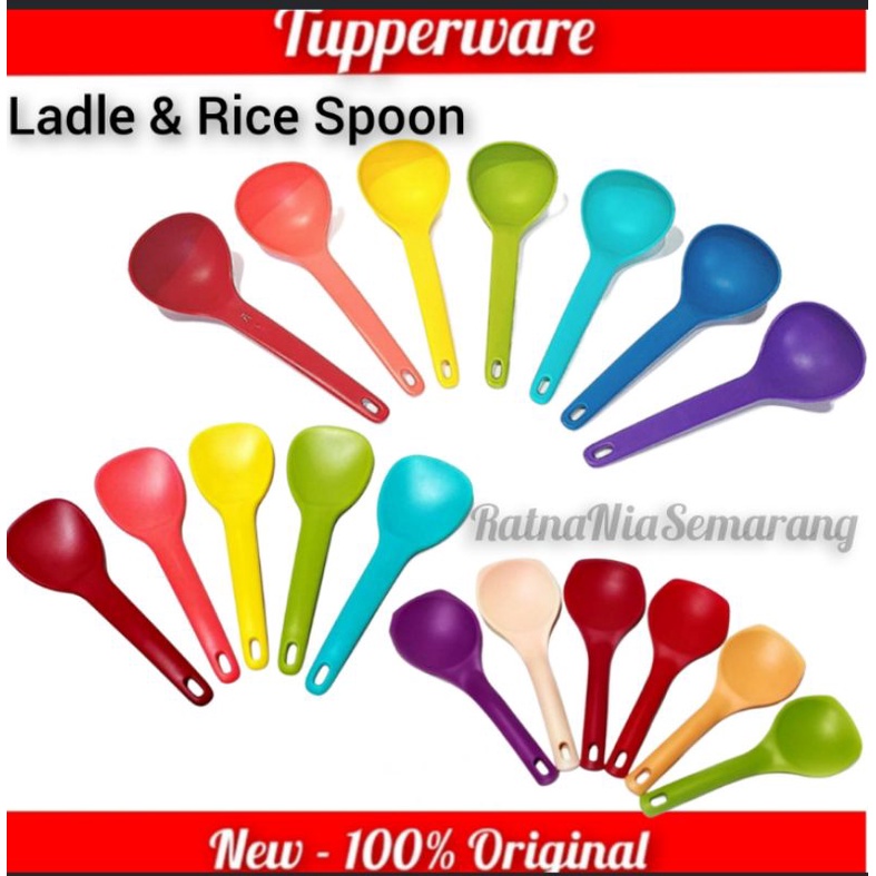 Jual Tupperware Ladle Sendok kuah Sayur, Rice Standing serving Spoon ...