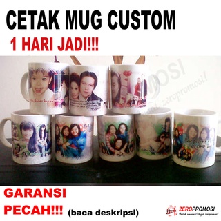 Jual Cetak MUG Custom Foto / tulisan tanpa minimal order Indonesia ...