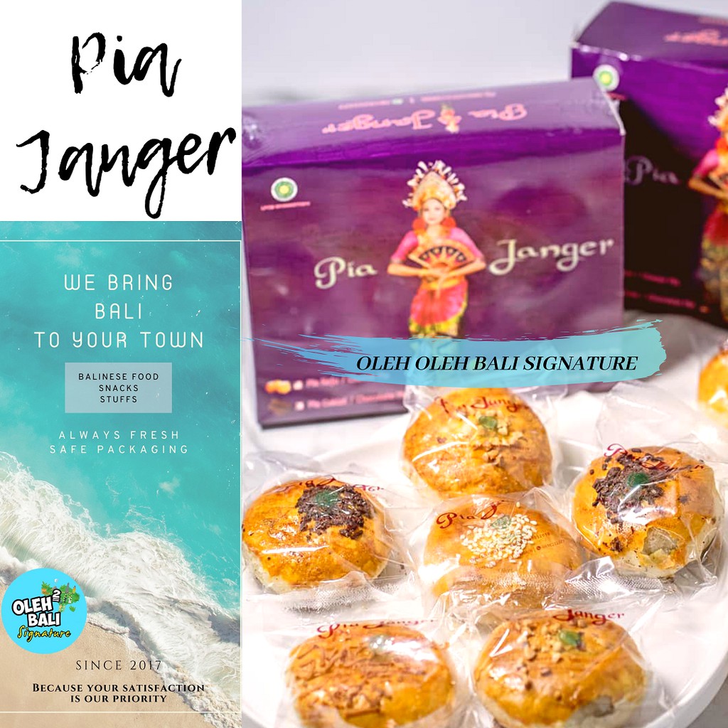 Jual Pia Janger Bali (Cokelat/Keju/Kacang Ijo/Kacang Tanah/Mix ...