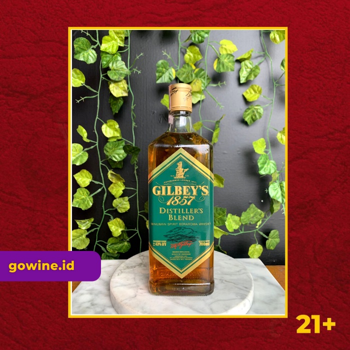 Jual Gilbey's Distiller's Blend Whisky 700ml - Gilbeys Whiskey (ORI ...