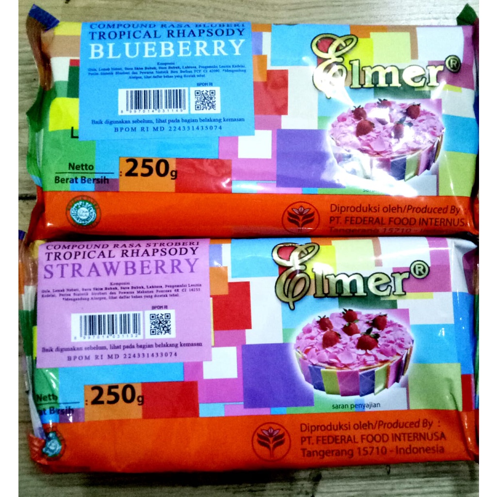 Jual coklat batang elmer 17 varian rasa 165gr,250 gr Indonesia|Shopee ...