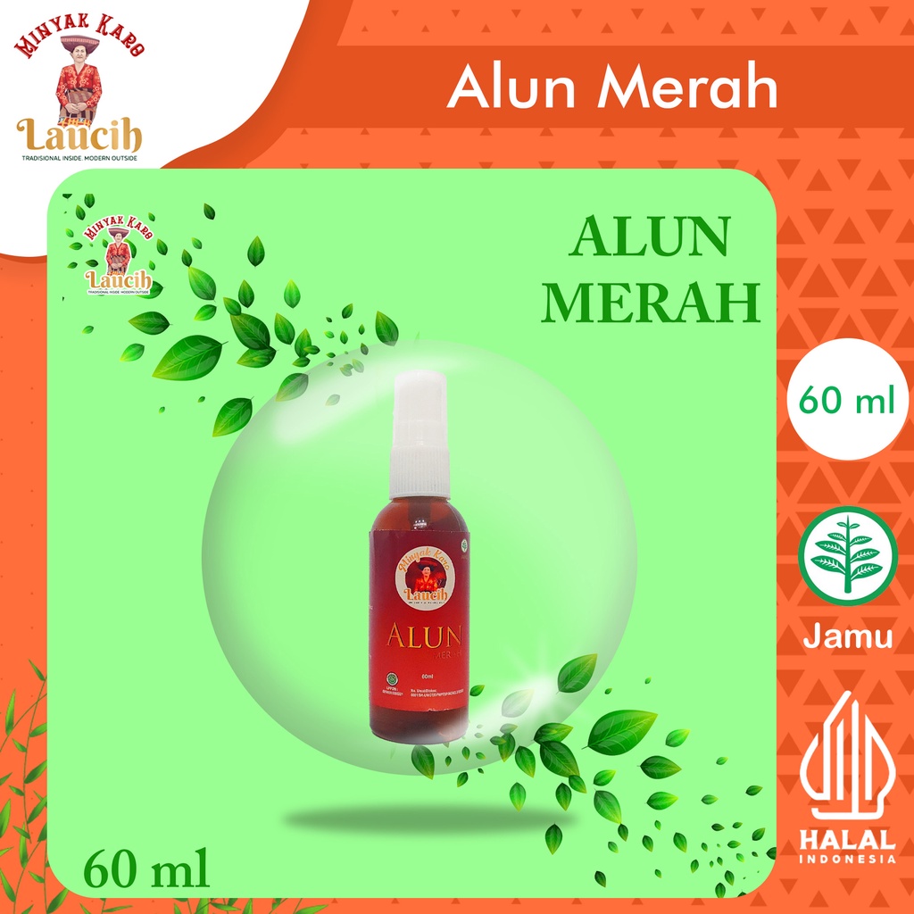 Jual Herbal Oil Traditional Karo Minyak Alun Merah Laucih Spray 60ml ...