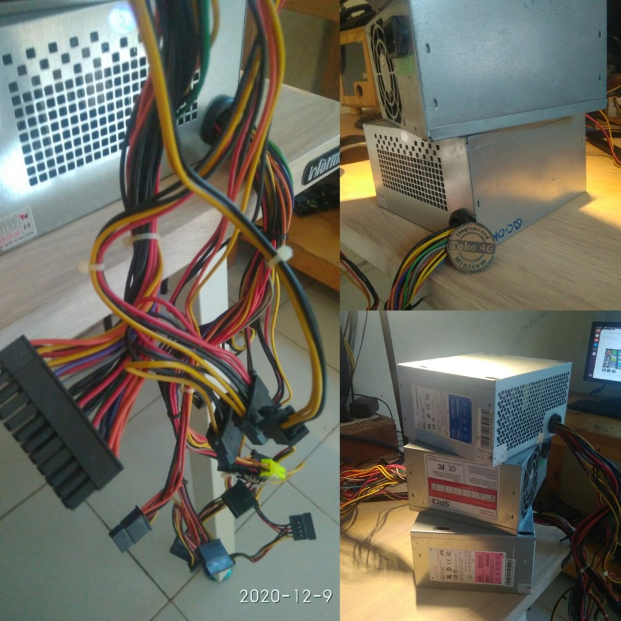 Jual Power Supply PC PSU Power Komputer Berbagai Merk PSU 380W 450W ...