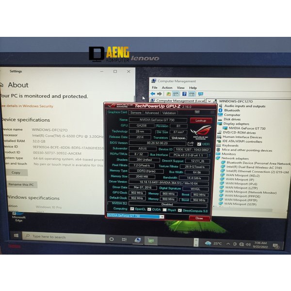 Jual Cpu PC Komputer Merk Lenovo Thinkcentre M910s Intel Core i5 6500 3 ...