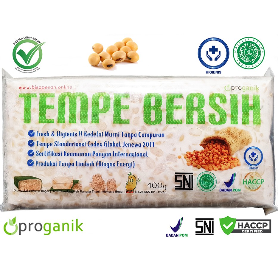 TEMPE SEHAT TEMPE BERSIH STERIL TEMPE HIGIENIS bukan NON GMO tempe non ...