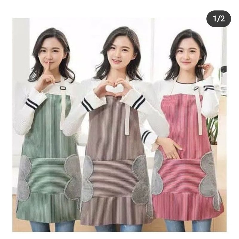 Jual Apron celemek premium | Shopee Indonesia