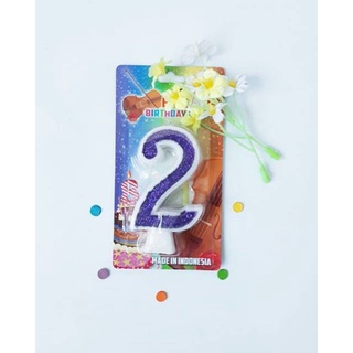 Jual LILIN BIOLA BESAR GLITTER UNGU ANGKA 2 - BIRTHDAY CANDLE | Shopee ...