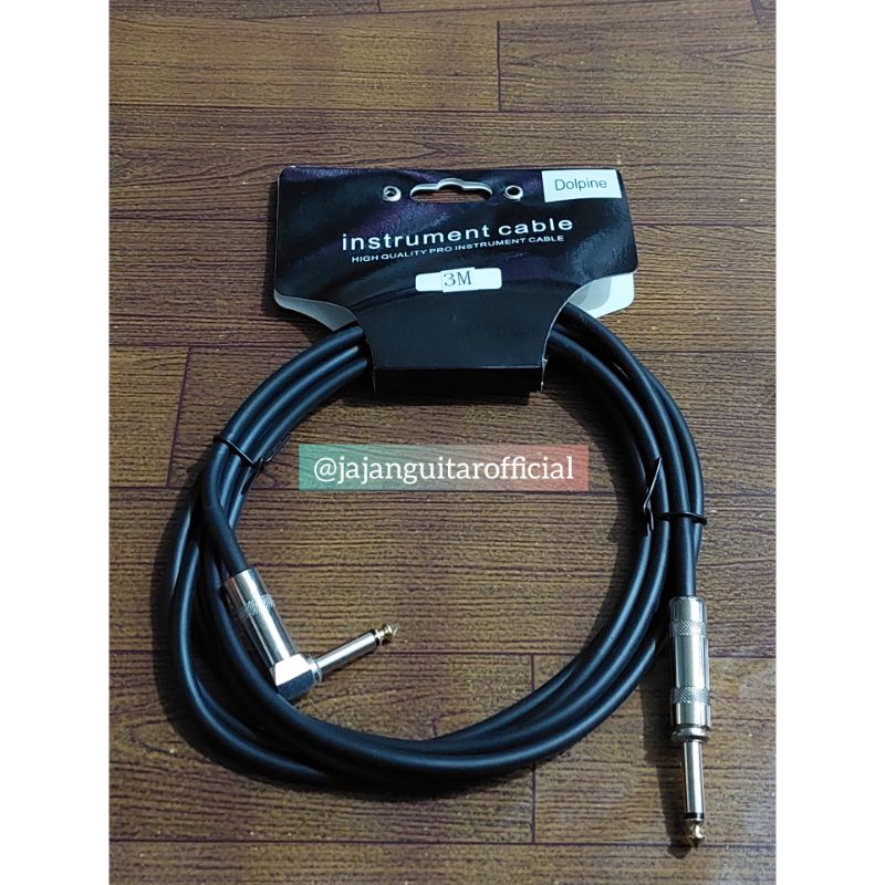 Jual Kabel Jack Gitar / Bass Original Dolpine Panjang 3 Meter | Shopee ...