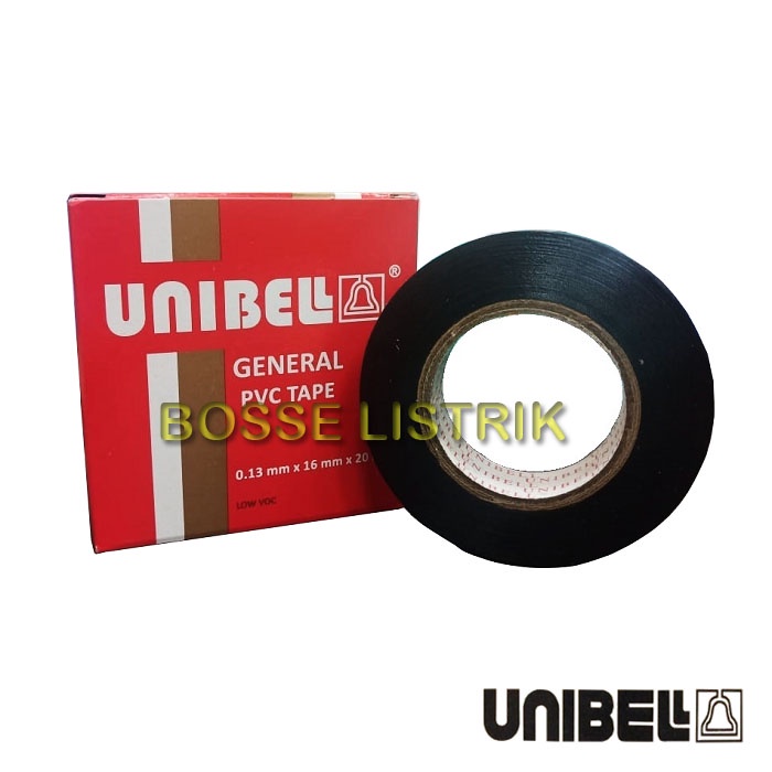 Jual Unibell Isolasi Kabel Listrik Warna Hitam 20 Meter | Shopee Indonesia