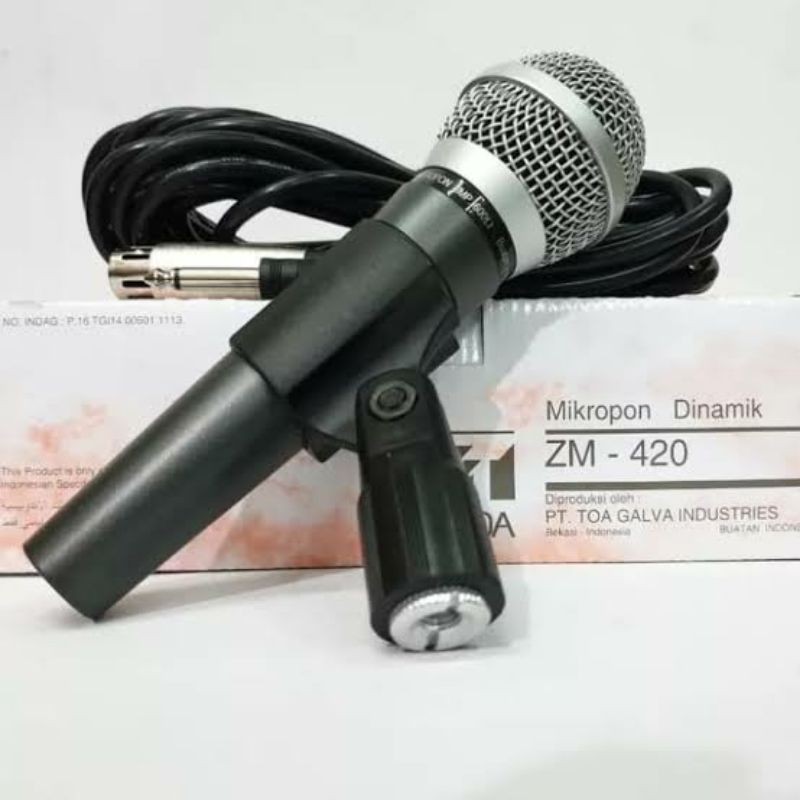 Jual Mic Microphone TOA ZM 420 (Garansi Resmi) | Shopee Indonesia