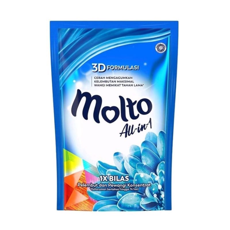 Jual Molto all in one 720ml pelembut dan pewangi konsentrat | Shopee ...