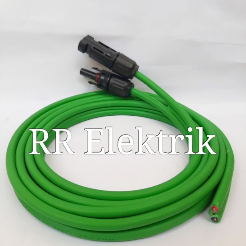 Jual Kabel Solar Panel Surya Twin Solar Panel 2x2,5mm 2m Plus Mc4 2 meter | Shopee Indonesia