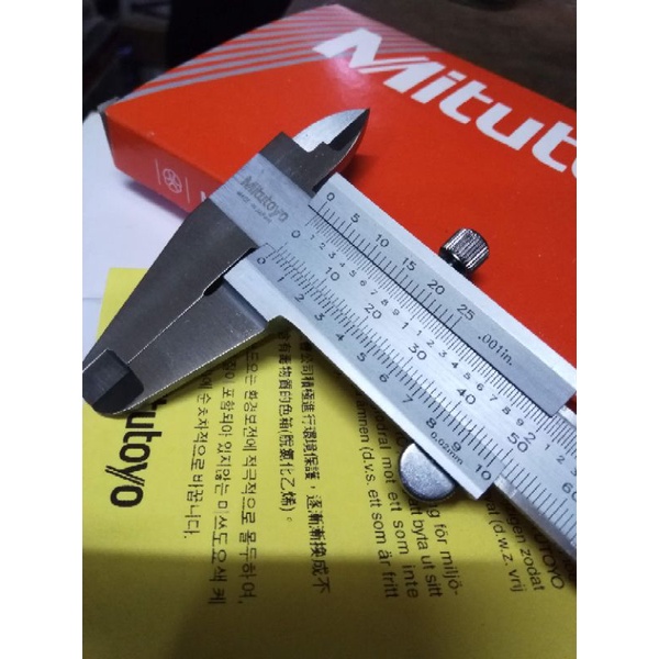 Jual Sigmat Mitutoyo 6 inchi - vernier caliper jangka sorong 150 mm Indonesia|Shopee Indonesia