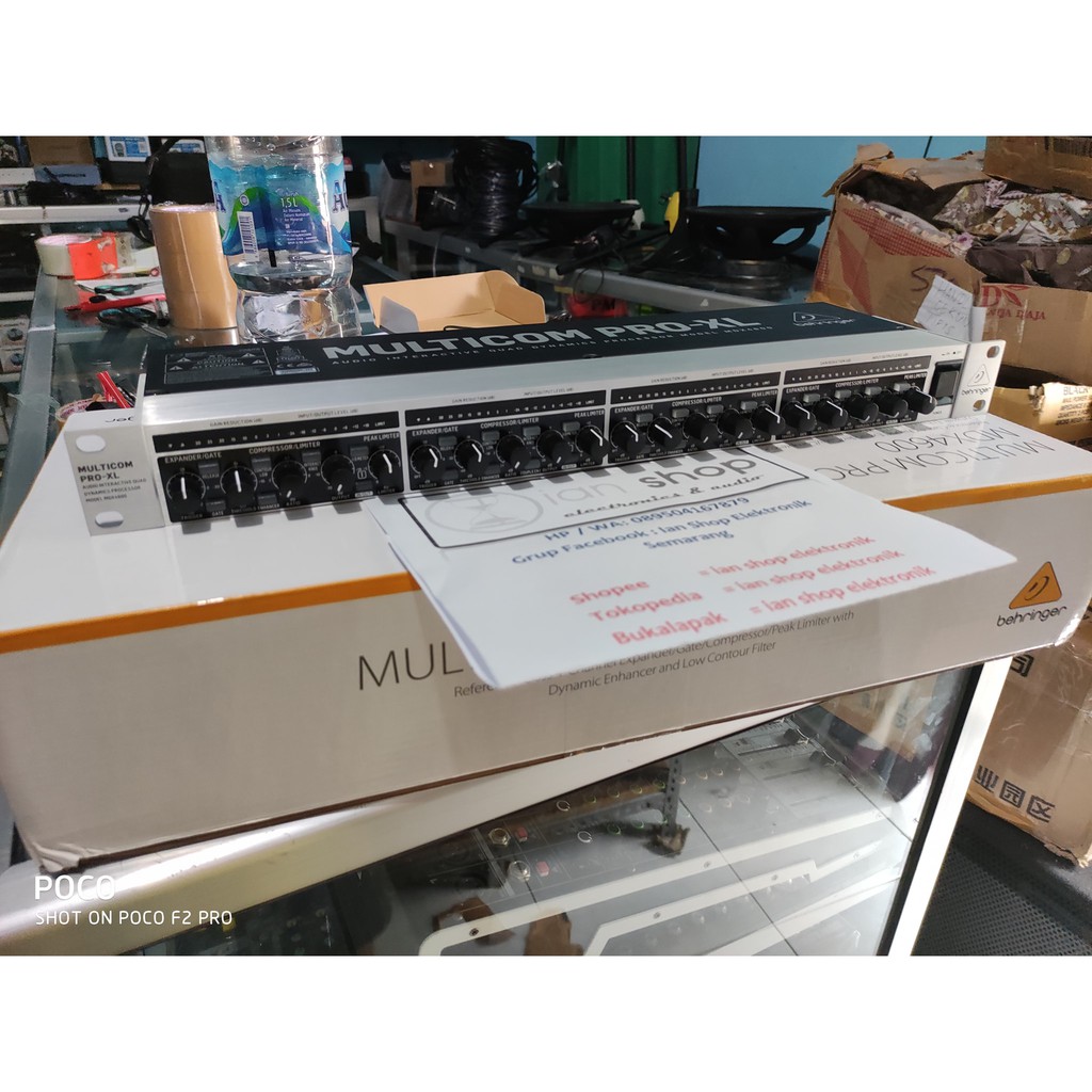 Jual Behringer COMPOSER PRO XL MDX4600 V2 4 Channel Compressor Limiter ...