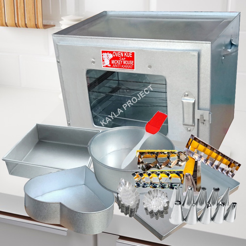 Jual Oven Tangkring Kompor Open Kue 3 Susun Anti Karat Gratis Loyang ...