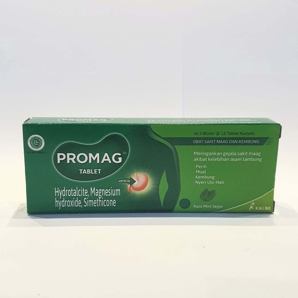 Jual Promag tablet strip isi 12 tablet | Shopee Indonesia